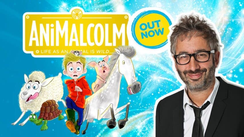 Comedian David Baddiel's brand new book, AniMalcolm, is out now in ...