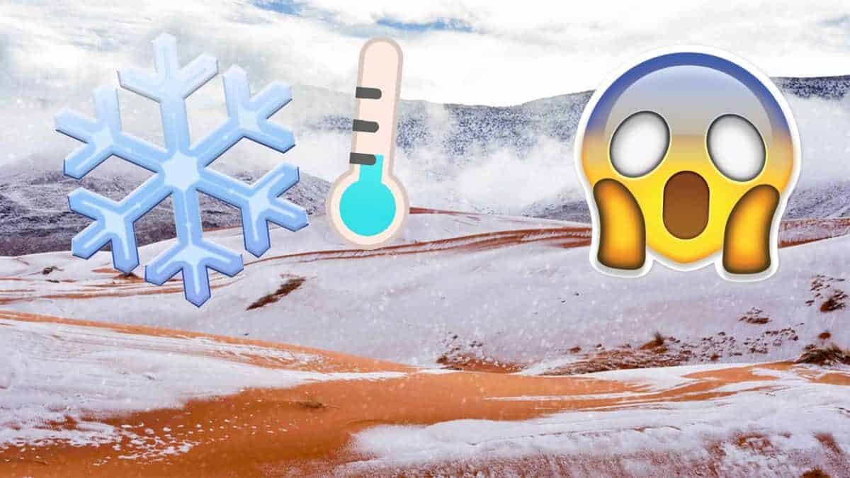 Snow falls on the world's hottest desert, the Sahara, for the third ...