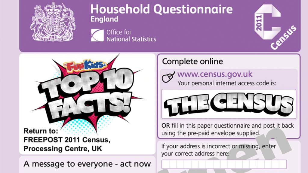 Top 10 Facts About The Census - Fun Kids - the UK's children's radio ...
