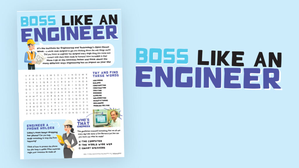 Download our Boss Like An Engineer worksheet! - Fun Kids - the UK's ...