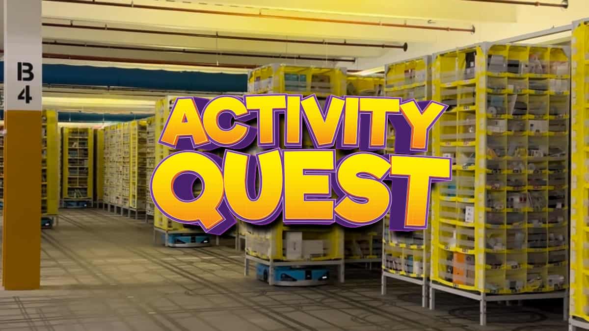 Inside an Amazon Fulfilment Centre in Activity Quest - Fun Kids - the ...